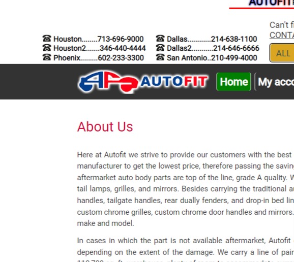 3.1 ⭐ Auto Fit in Dallas - Reviews - Phone, Address, Opening Hours
