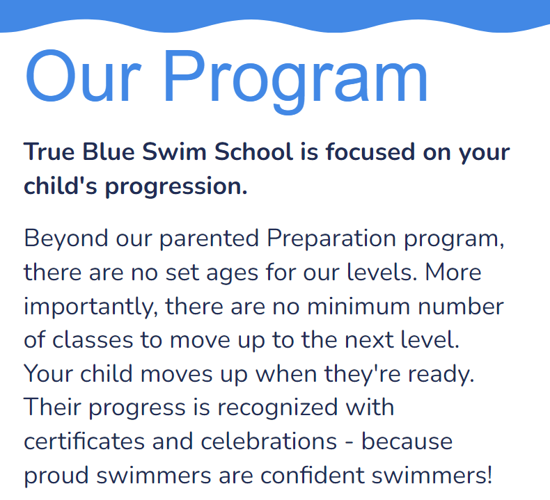 4.5 ⭐ True Blue Swim School in Calgary - Reviews - Phone, Address ...